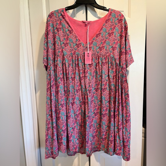 Simply Southern | Dresses | New Simply Southern Pink Short Sleeve Vneck ...